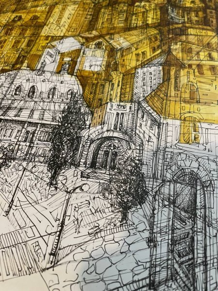 City of cities Drawing - Oleksiy Oleksandrovich