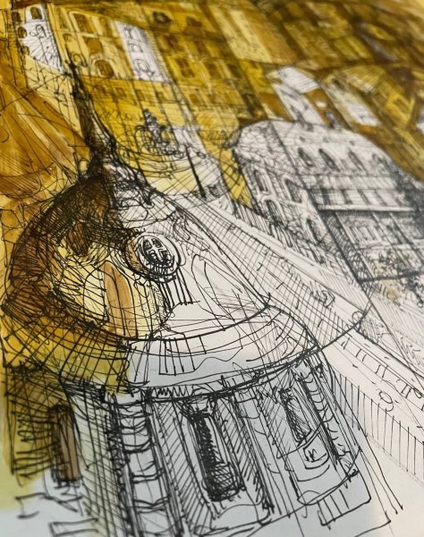 City of cities Drawing - Oleksiy Oleksandrovich