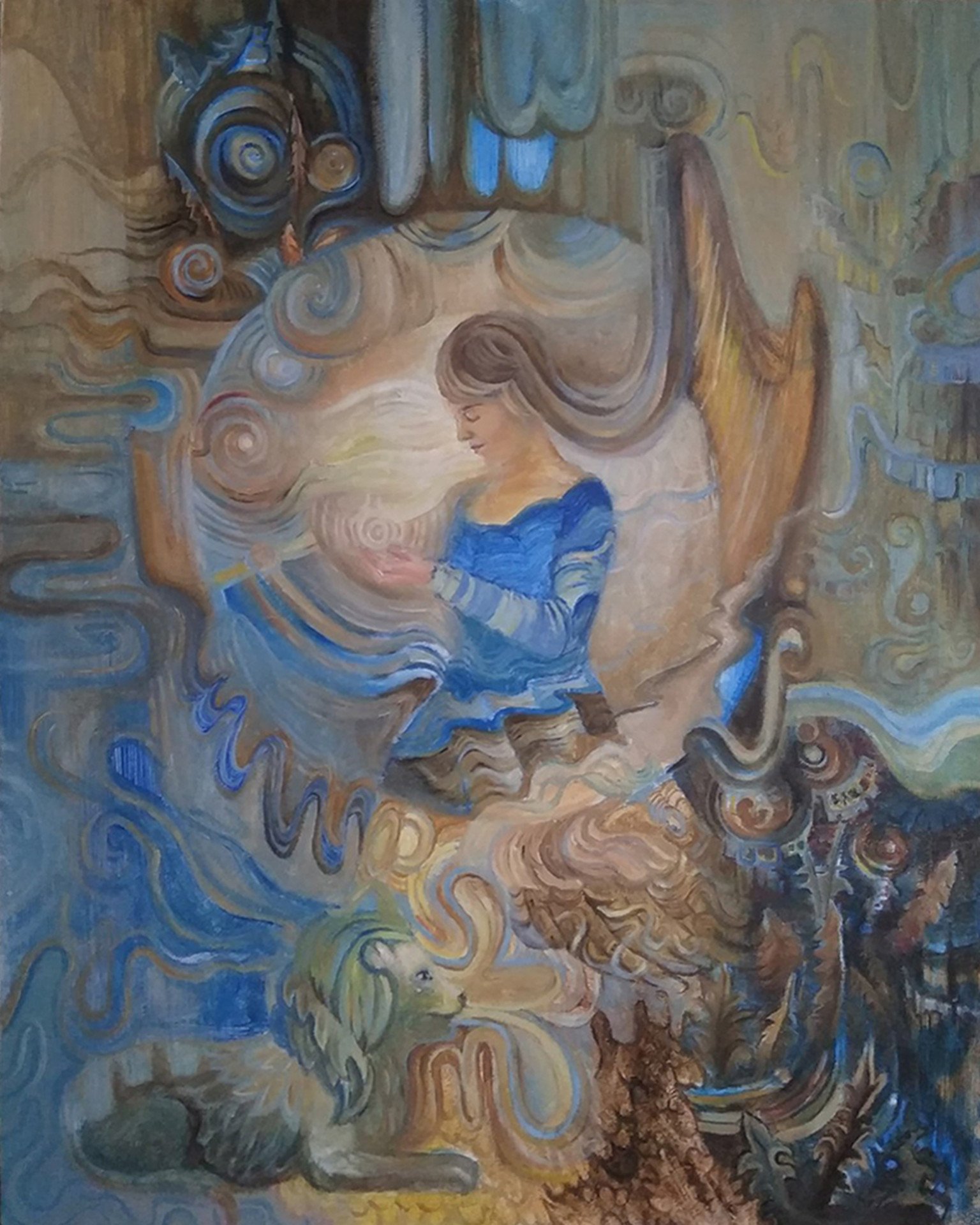 Magic of music Painting by Viktoria Faliush