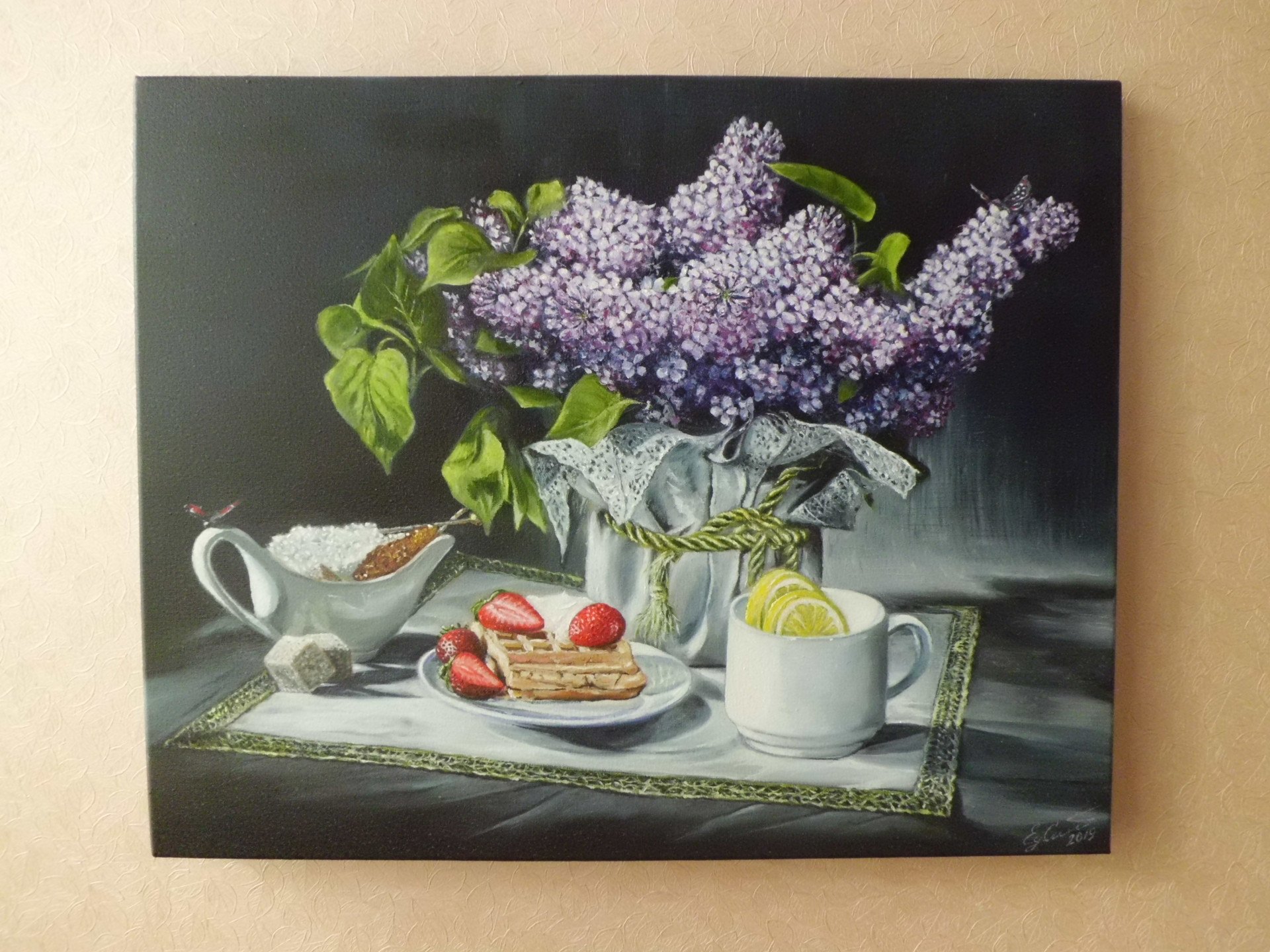 French still life Painting by Eduard Silenko