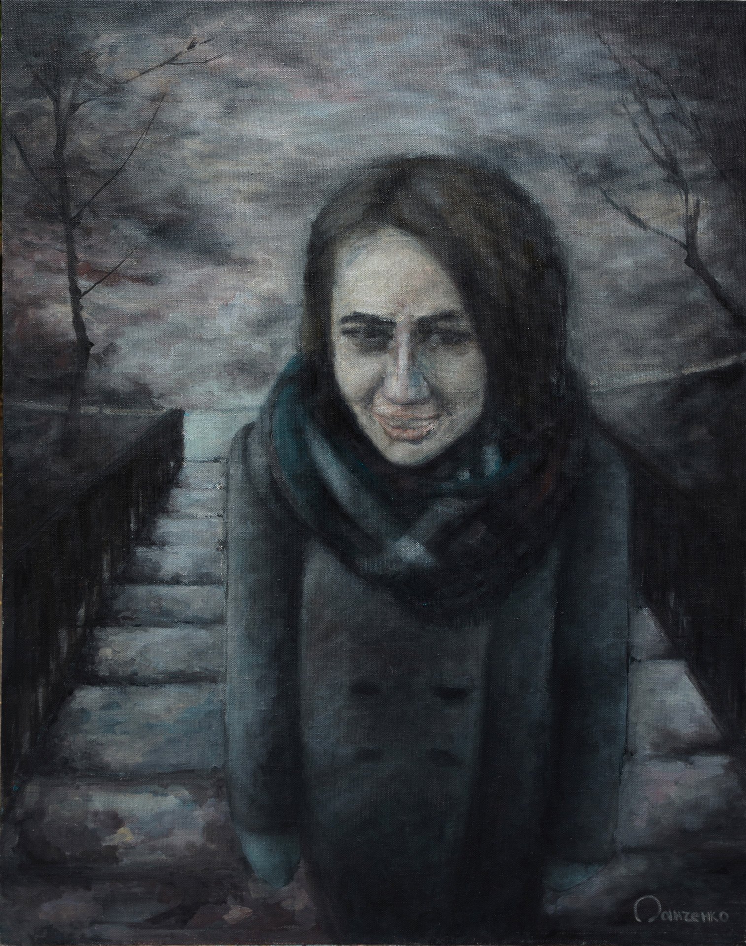 Farewell and meeting Painting by Vadym Panchenko