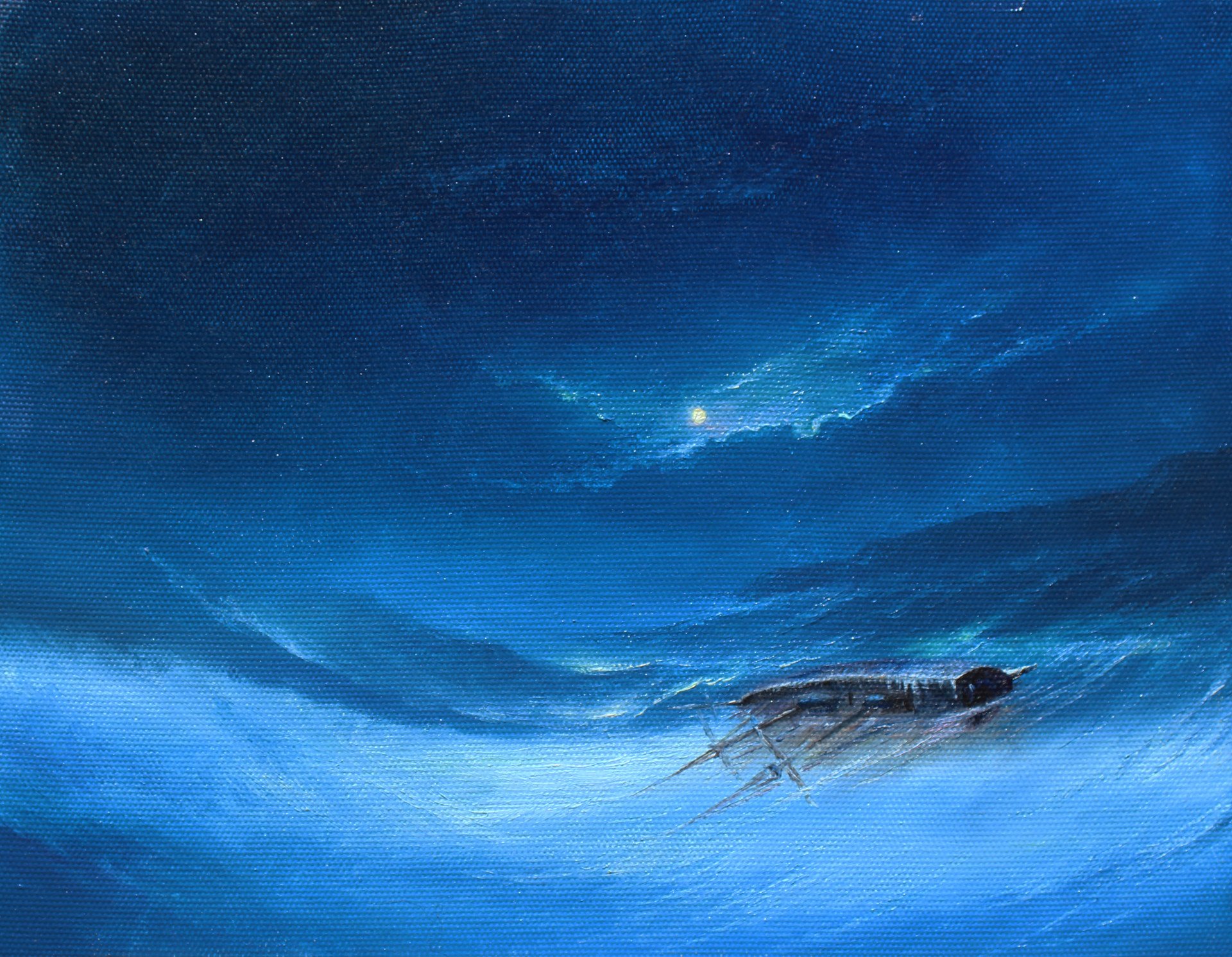 Sea wreck Painting by Igor Goroshko - Jose Art Gallery