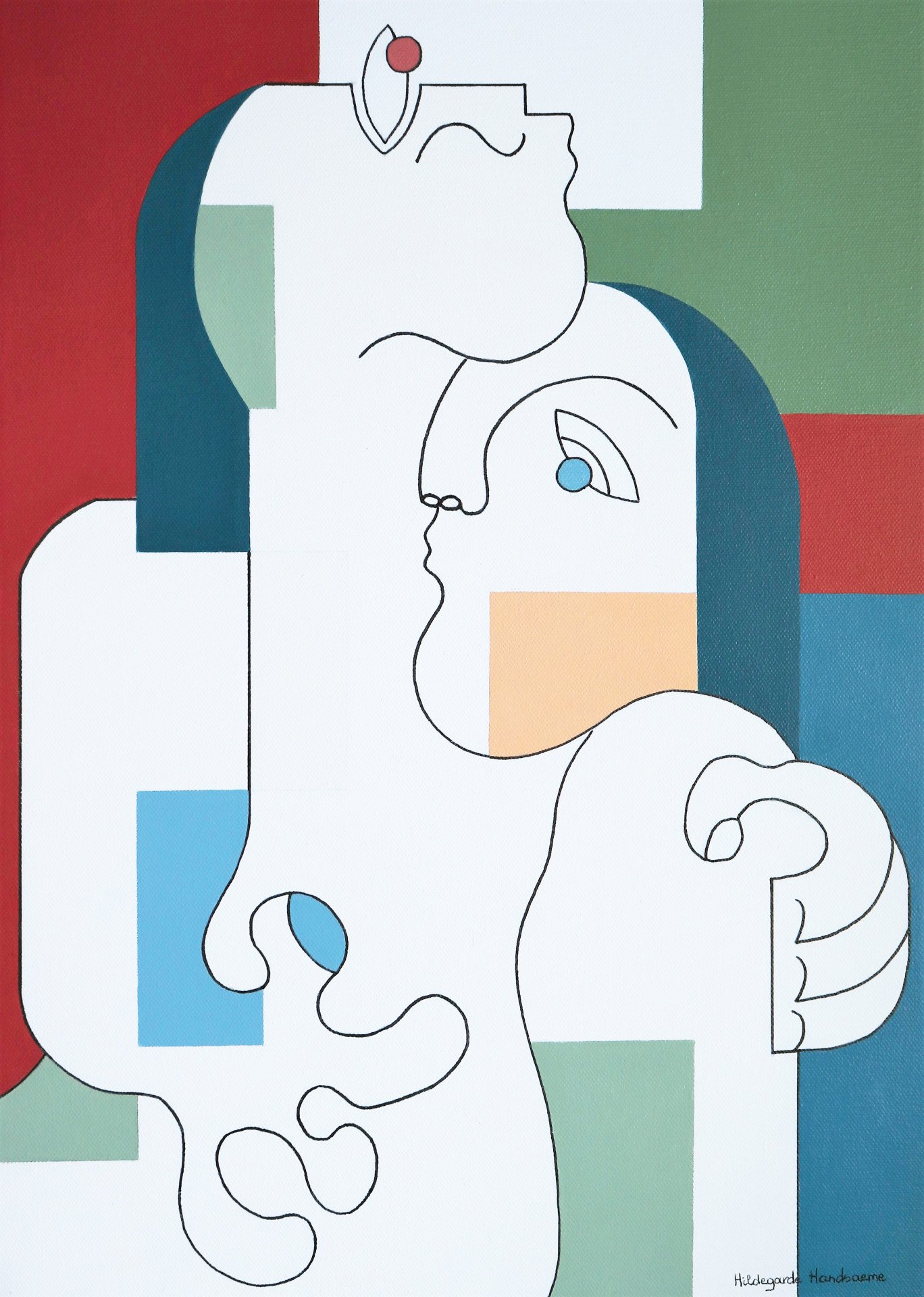 Tutum Painting by Hildegarde Handsaeme - Jose Art Gallery