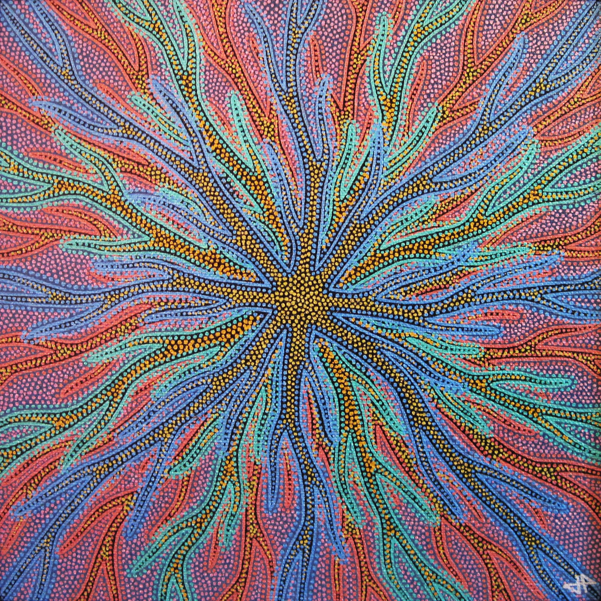 Virus Painting by Jonathan Pradillon - Jose Art Gallery