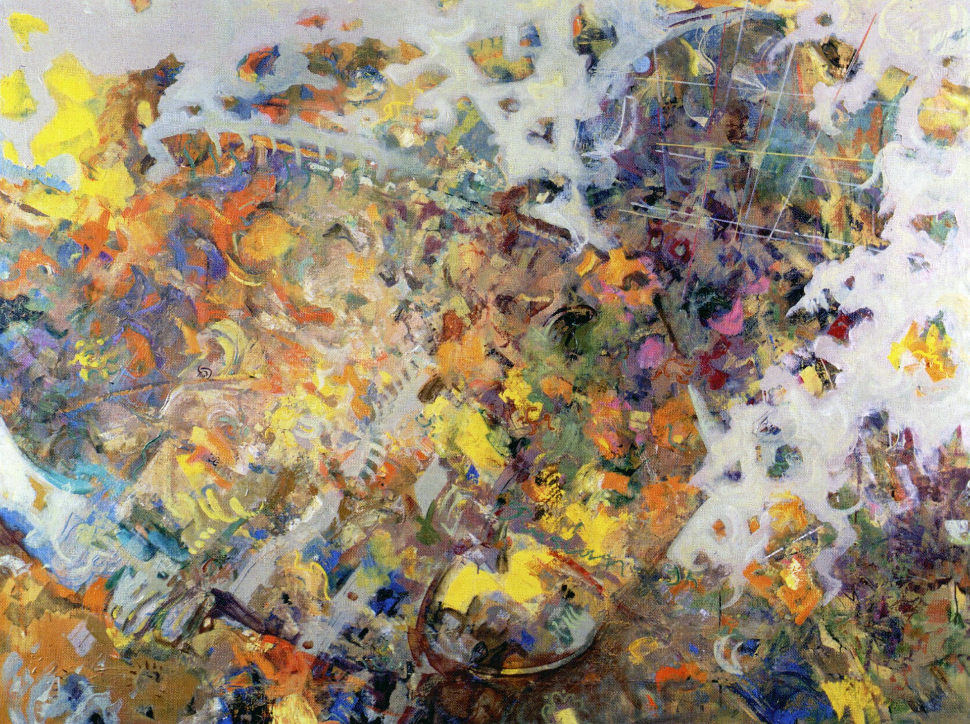 Fire and Water ( Fire Fish ) Painting by ruslan pushkash