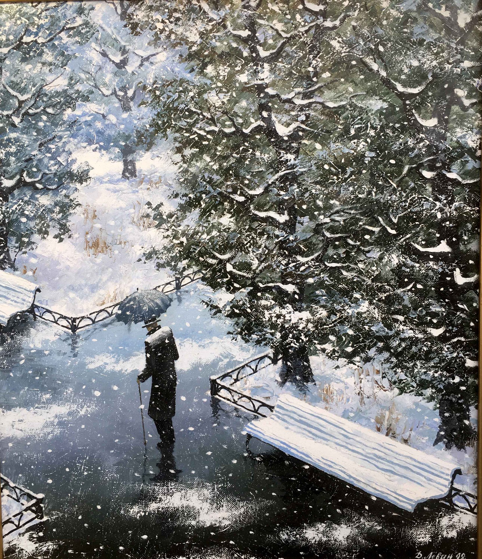 Oil painting Dear artist Painting by Andrii Zhyvodorov