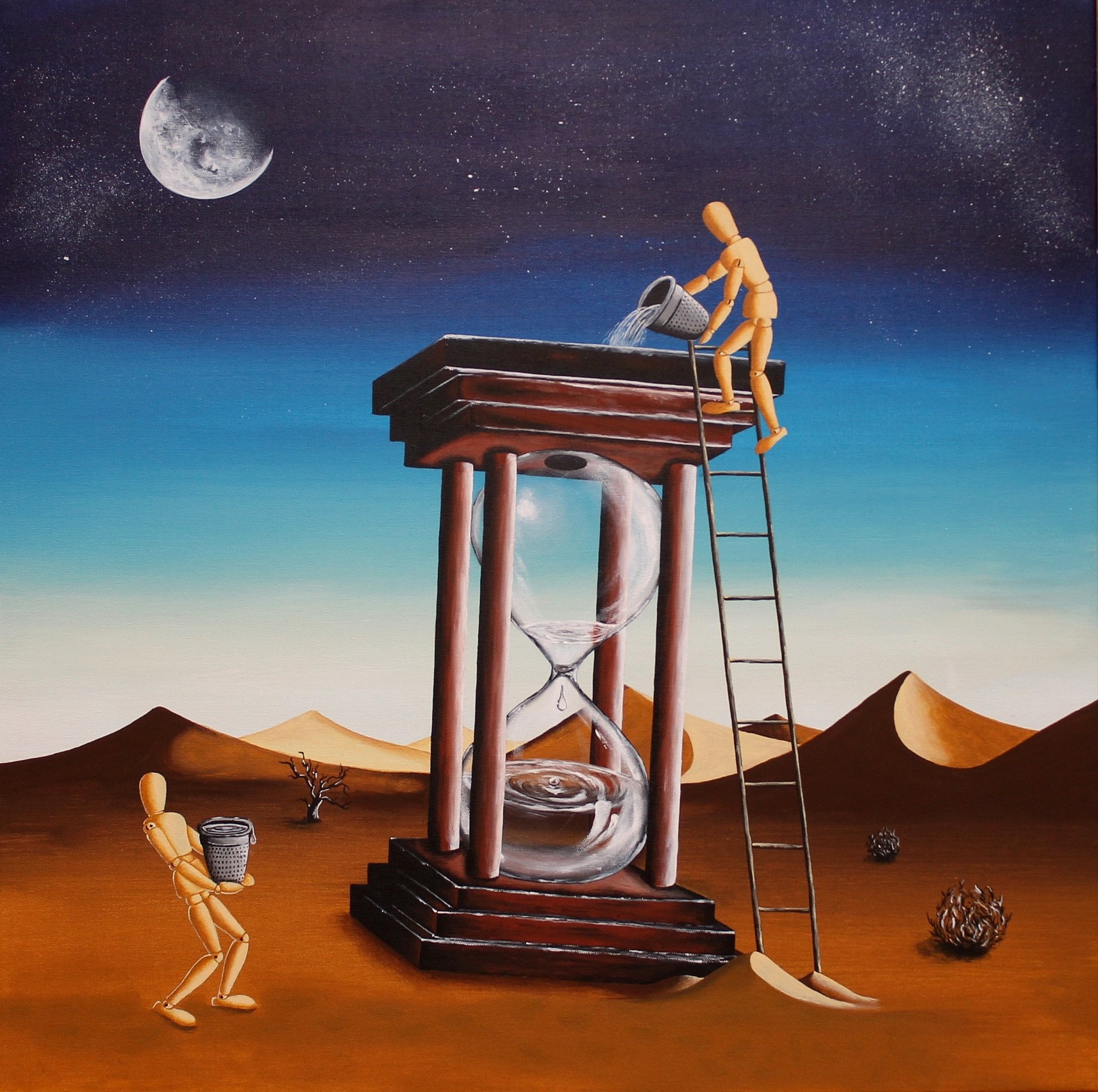 Time Painting by Alina Prytula - Jose Art Gallery