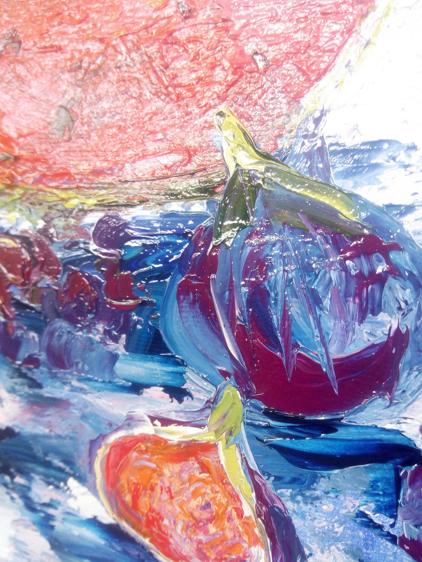 Painting "still life with watermelon" | Artist Marina Gaidar | Jose Art ...