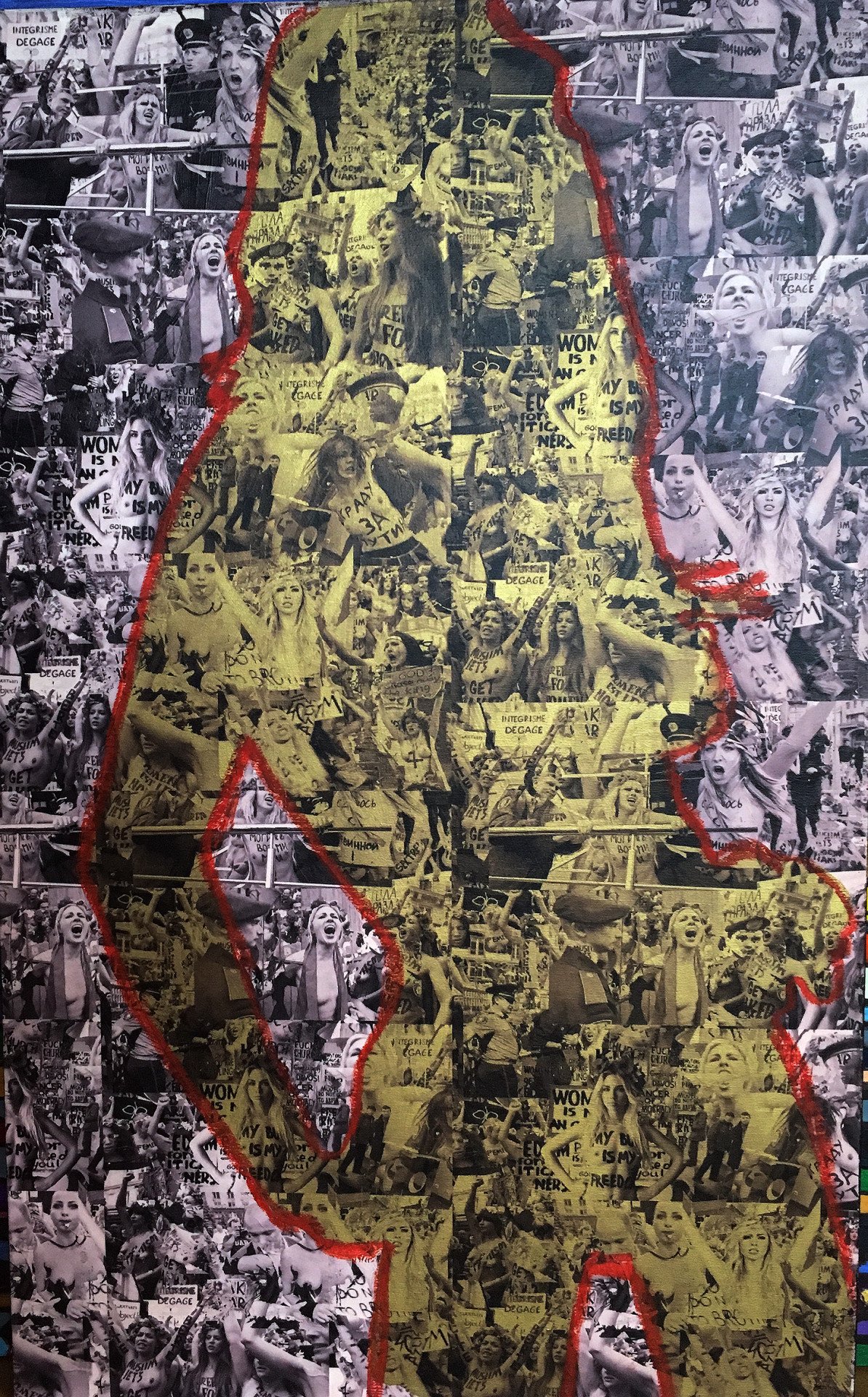 Revolt Painting by Alain Rodier - Jose Art Gallery