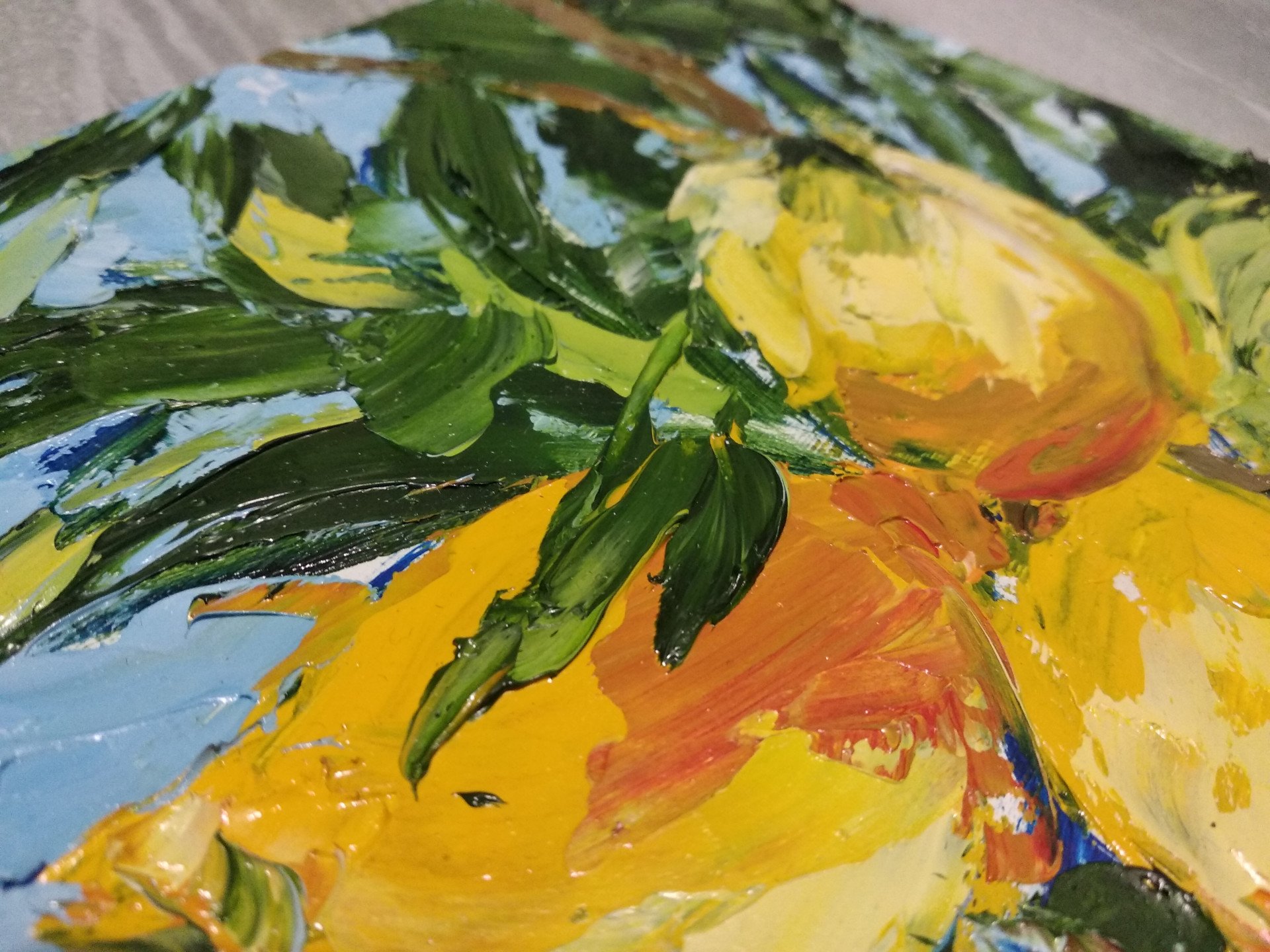 Painting "Lemon Tree" | Artist Marina Gaidar | Jose Art Gallery