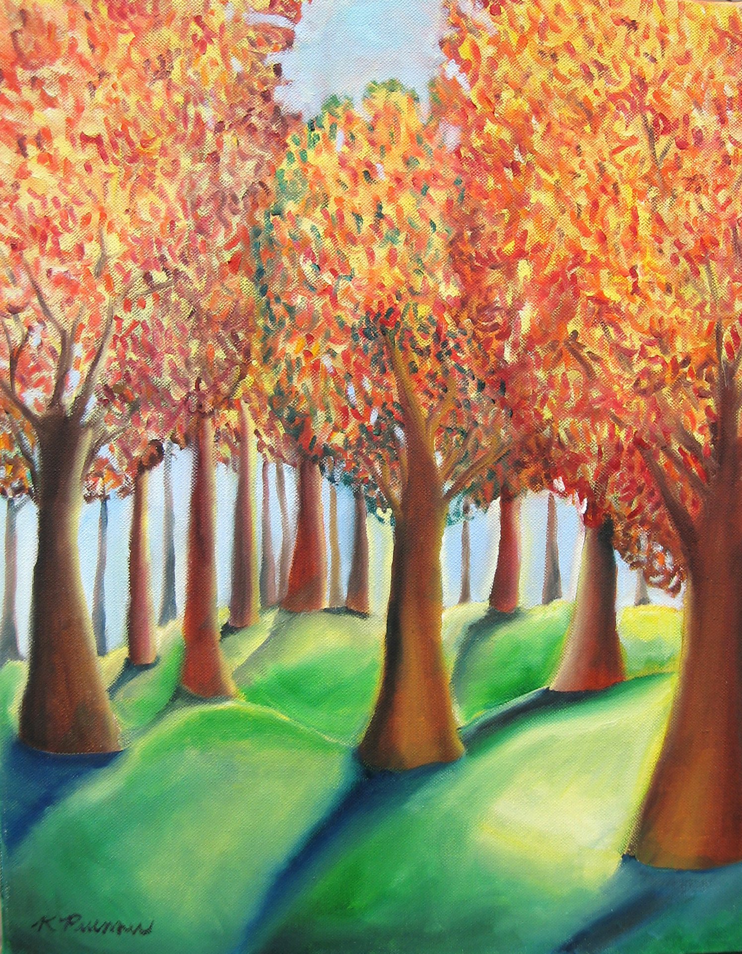 Feeling Fall Painting by Katie Gray - Jose Art Gallery