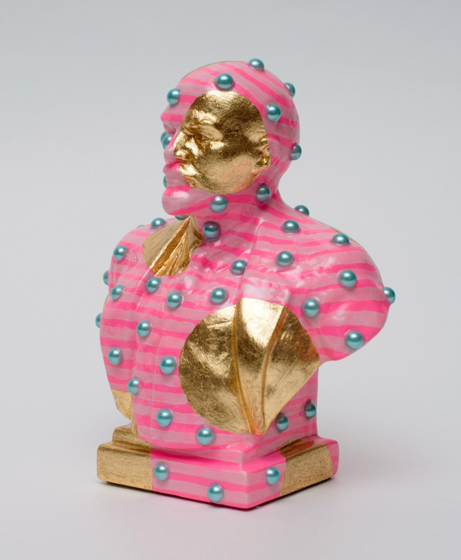 GOLD AND PINK Sculpture - Oleksandr Balbyshev - Jose Art Gallery