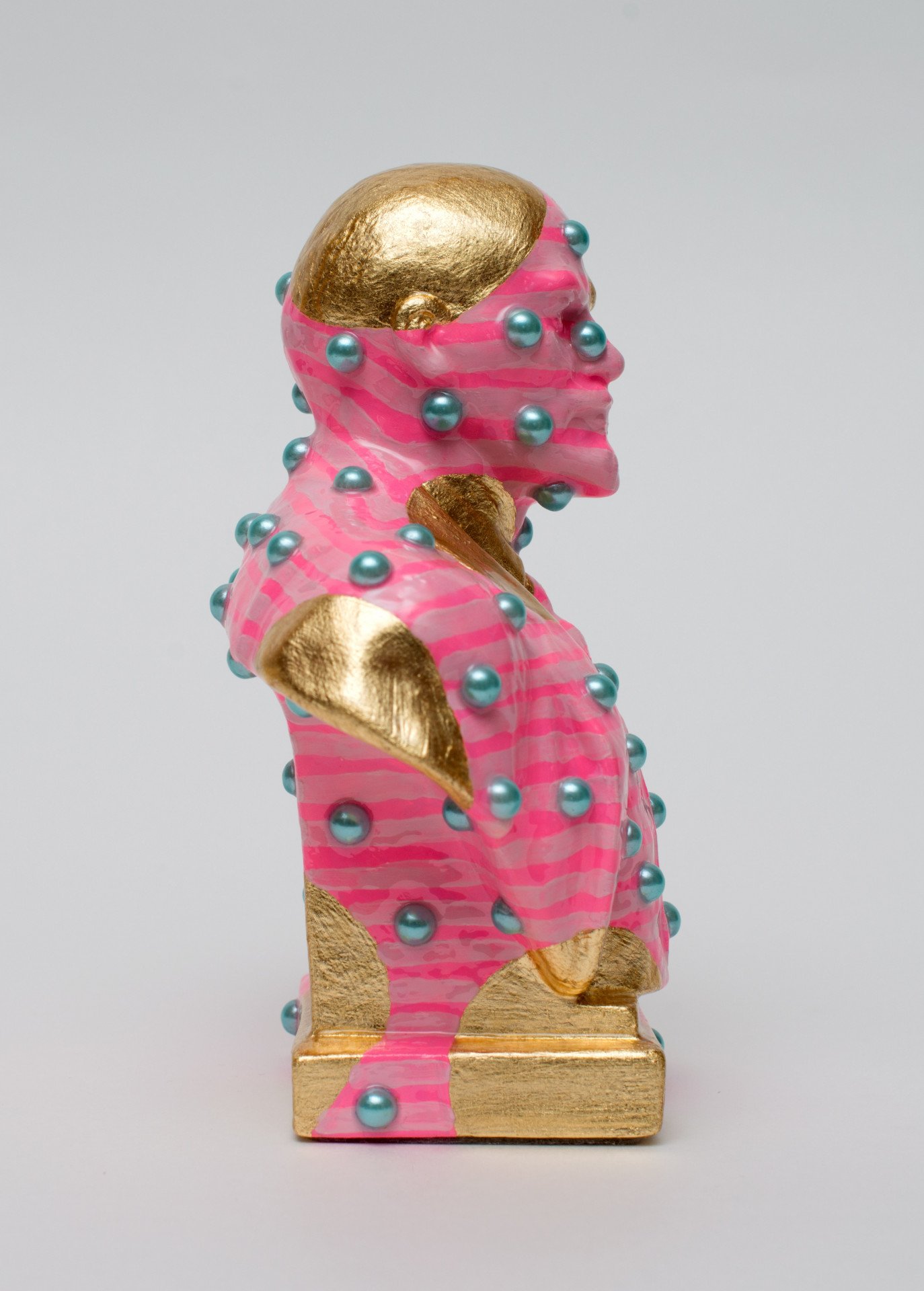 GOLD AND PINK Sculpture - Oleksandr Balbyshev - Jose Art Gallery