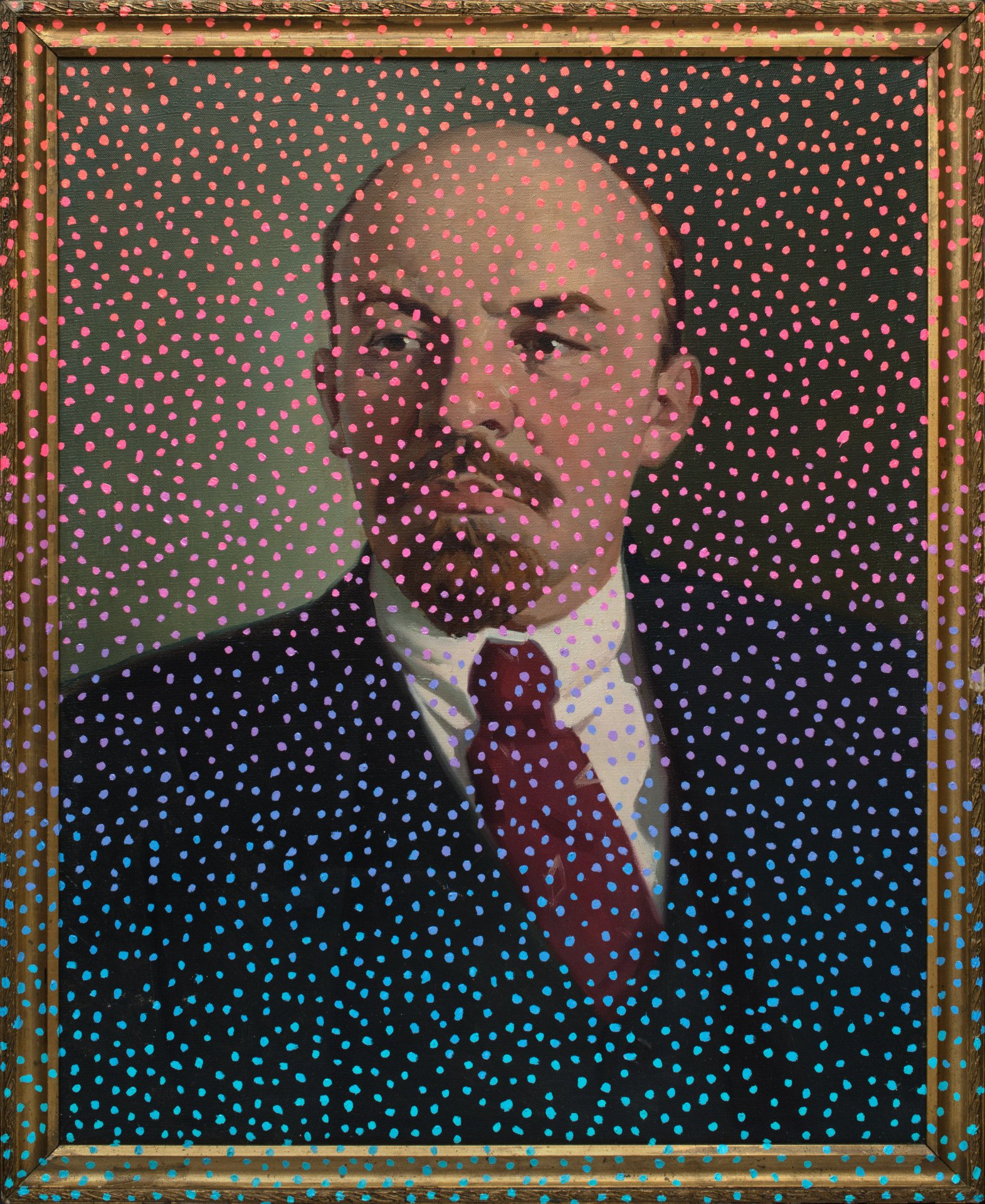 POLKA DOT LENIN Painting by Oleksandr Balbyshev