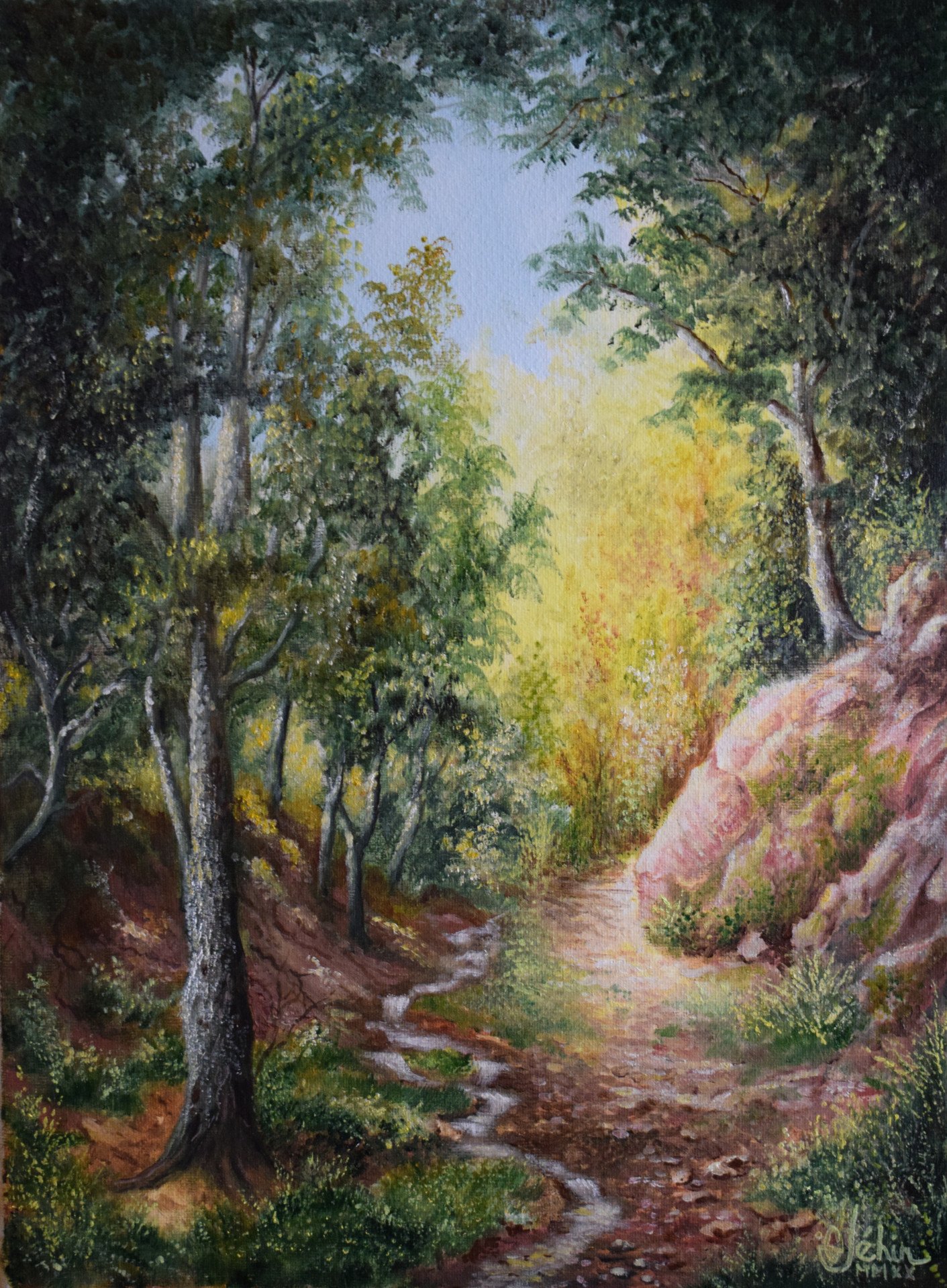 The Forgotten Trail Painting by Gérard JEHIN