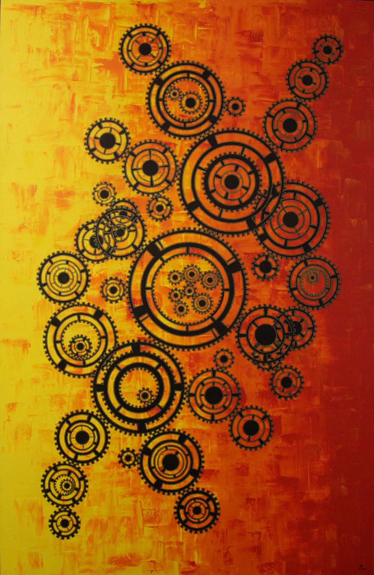 Mechanism Painting by Jonathan Pradillon - Jose Art Gallery
