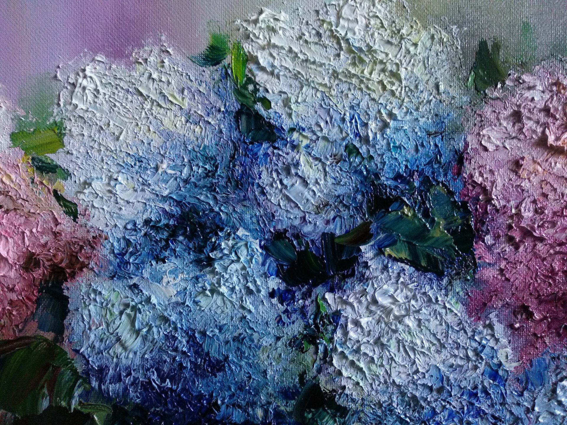 Lilac bouquet First love Painting by Anastasia Arsenova