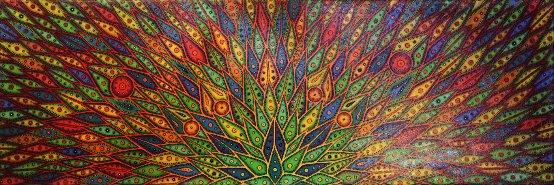 Diffusion of colors Painting by Jonathan Pradillon