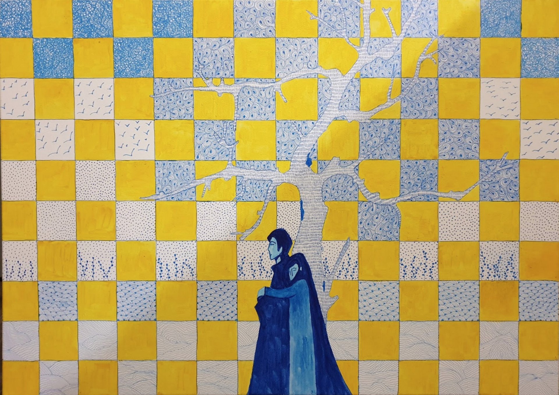 The tree of our lives Drawing - Daria Zaseda - Jose Art Gallery