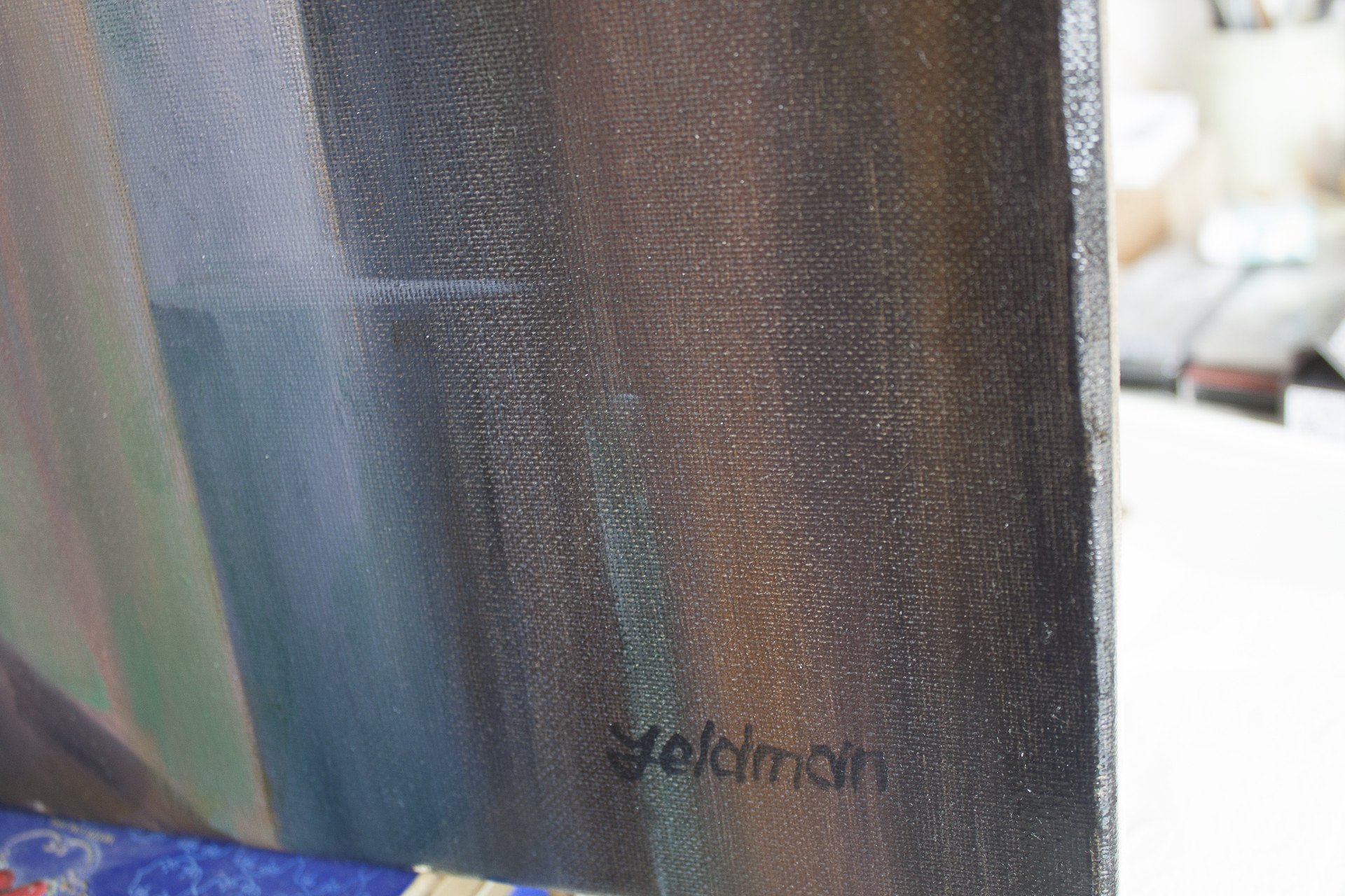 At a window Painting by Isaac Feldman - Jose Art Gallery