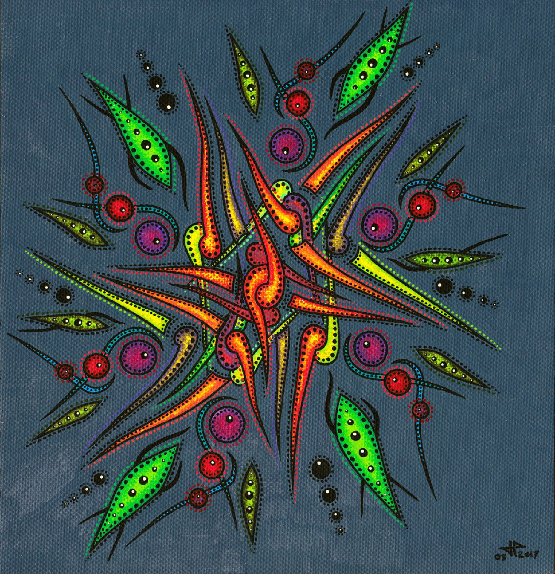 Star Painting by Jonathan Pradillon - Jose Art Gallery