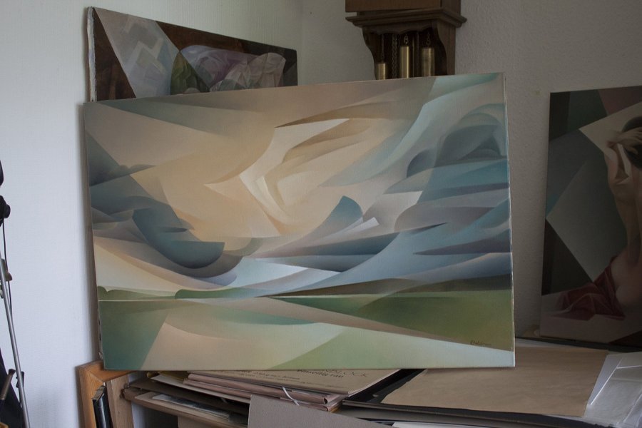Clouds Painting by Isaac Feldman - Jose Art Gallery