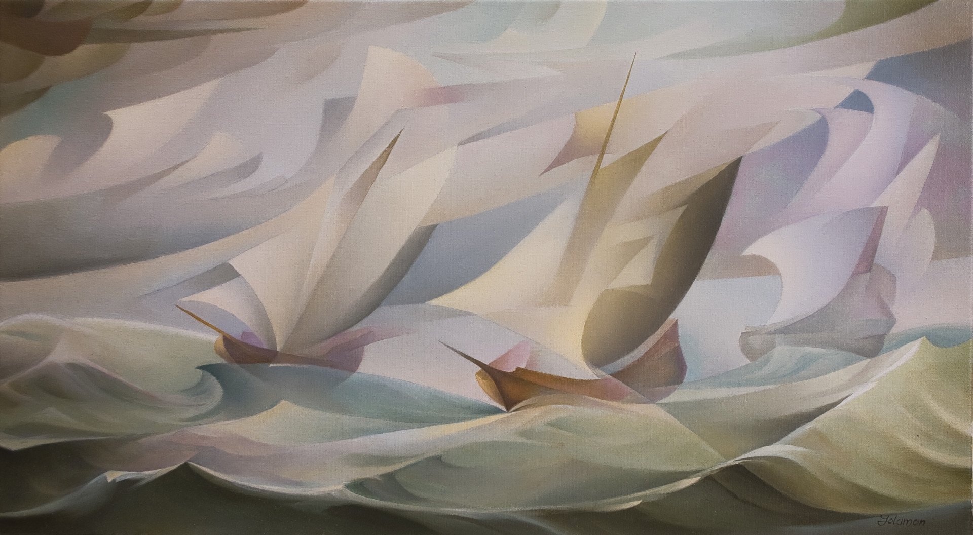 Start In New Worlds Painting by Isaac Feldman