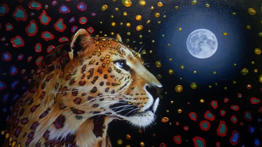 Full Moon Dreams Painting by SergeyiVera Goncharenko