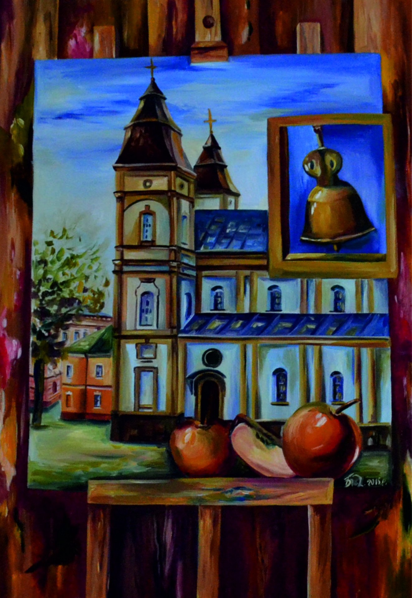 Staging Painting by Khrystyna Byk - Jose Art Gallery