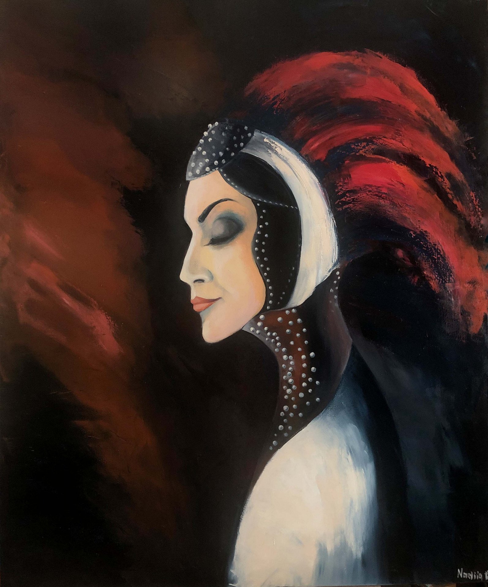 Whisper Painting by Nadiia Gorbatova - Jose Art Gallery