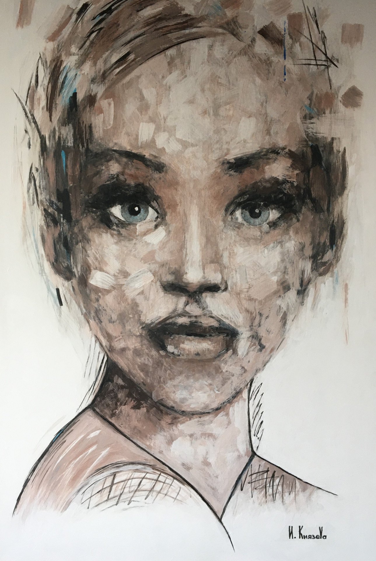 Kiki Painting by Inga Knyazeva - Jose Art Gallery