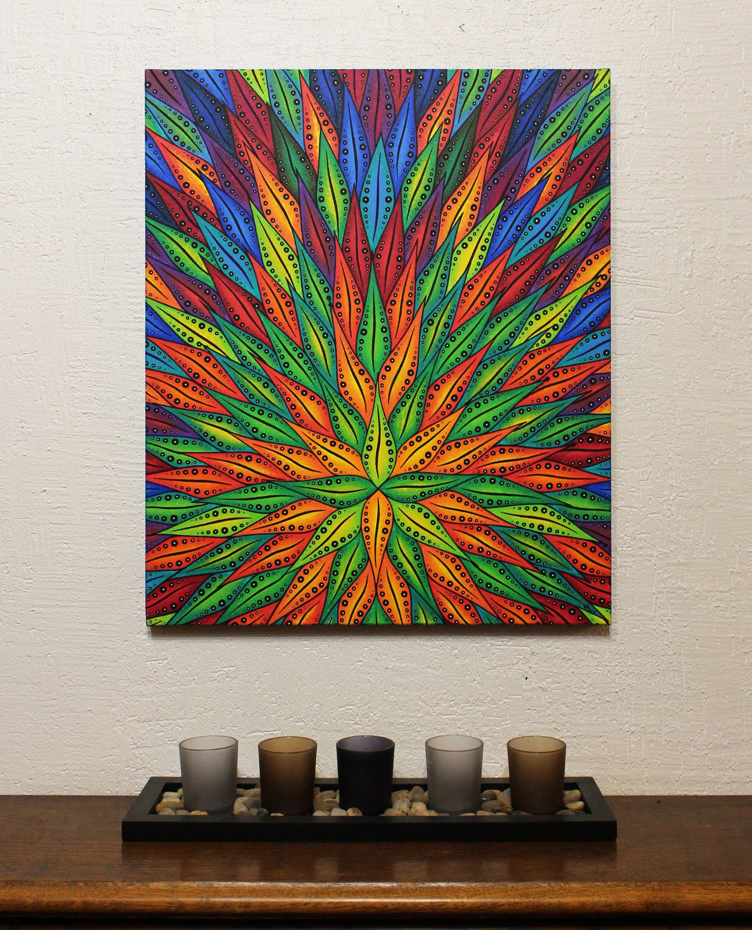 Flamboyant color movements Painting by Jonathan Pradillon