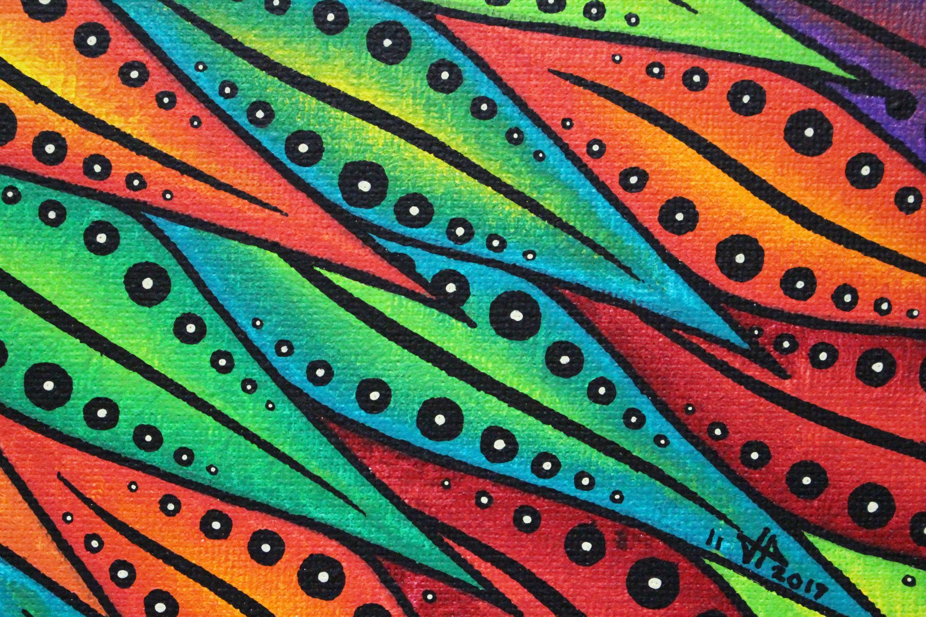 Flamboyant color movements Painting by Jonathan Pradillon