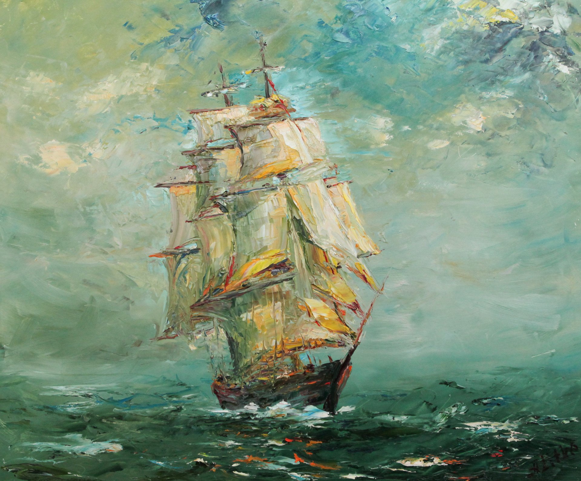 Return Painting by Alexander Jose - Jose Art Gallery