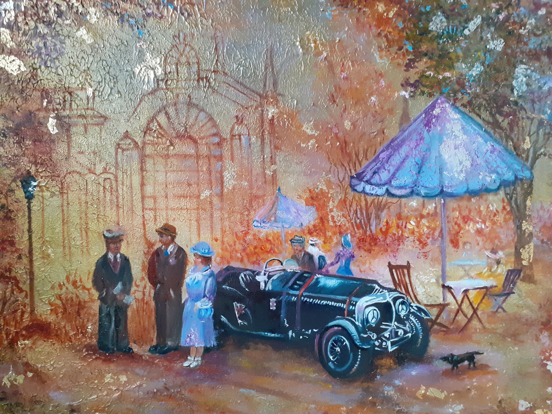 Retro style Painting by Elena Kheveleva - Jose Art Gallery