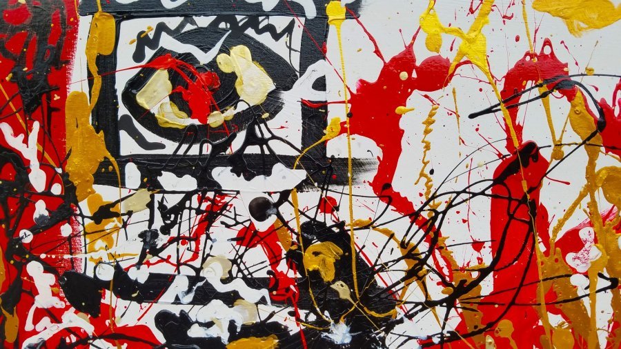 Adaptive Human Algorithms Painting by Dave Holt