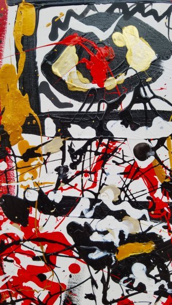 Adaptive Human Algorithms Painting by Dave Holt