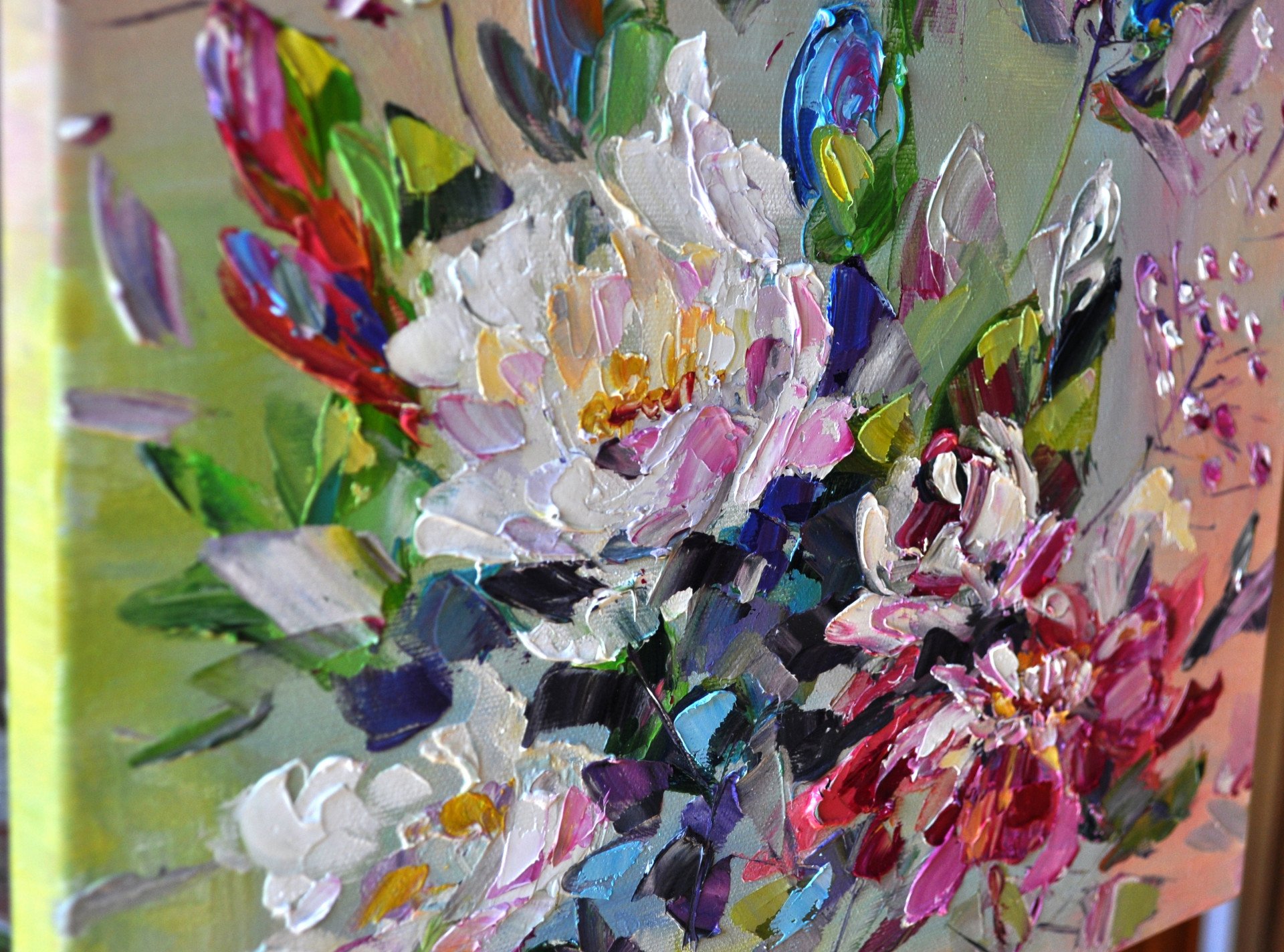 The Color of Happiness Painting by Elena Den - Jose Art Gallery