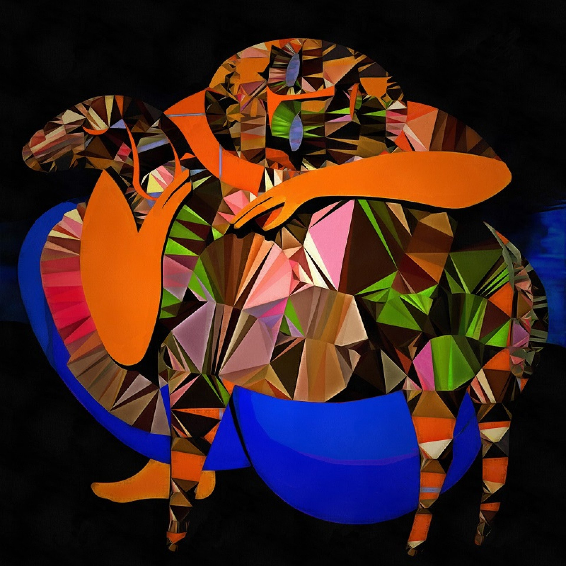 Return Painting by Yerlan Gaimoldin - Jose Art Gallery