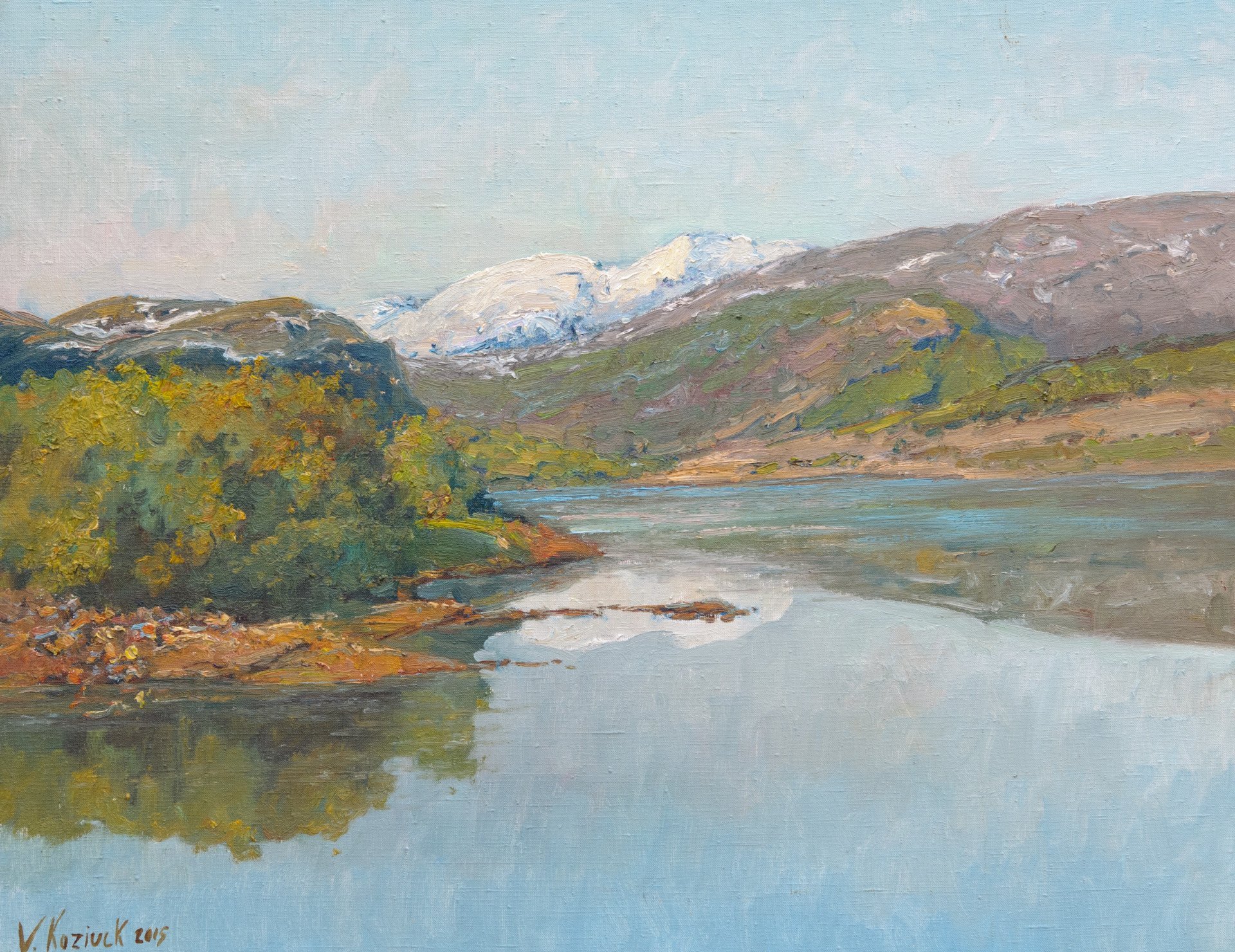Norway Painting by Vladimir Koziuck - Jose Art Gallery