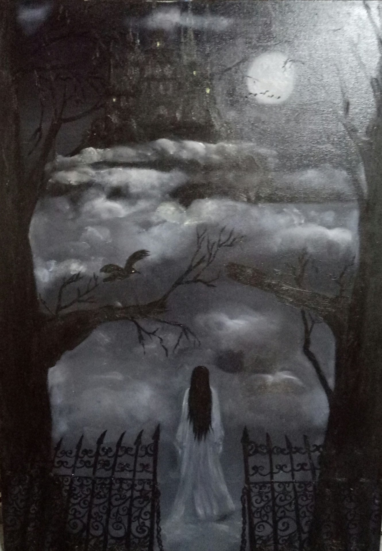 Soul journey Painting by Emilia Angelo - Jose Art Gallery