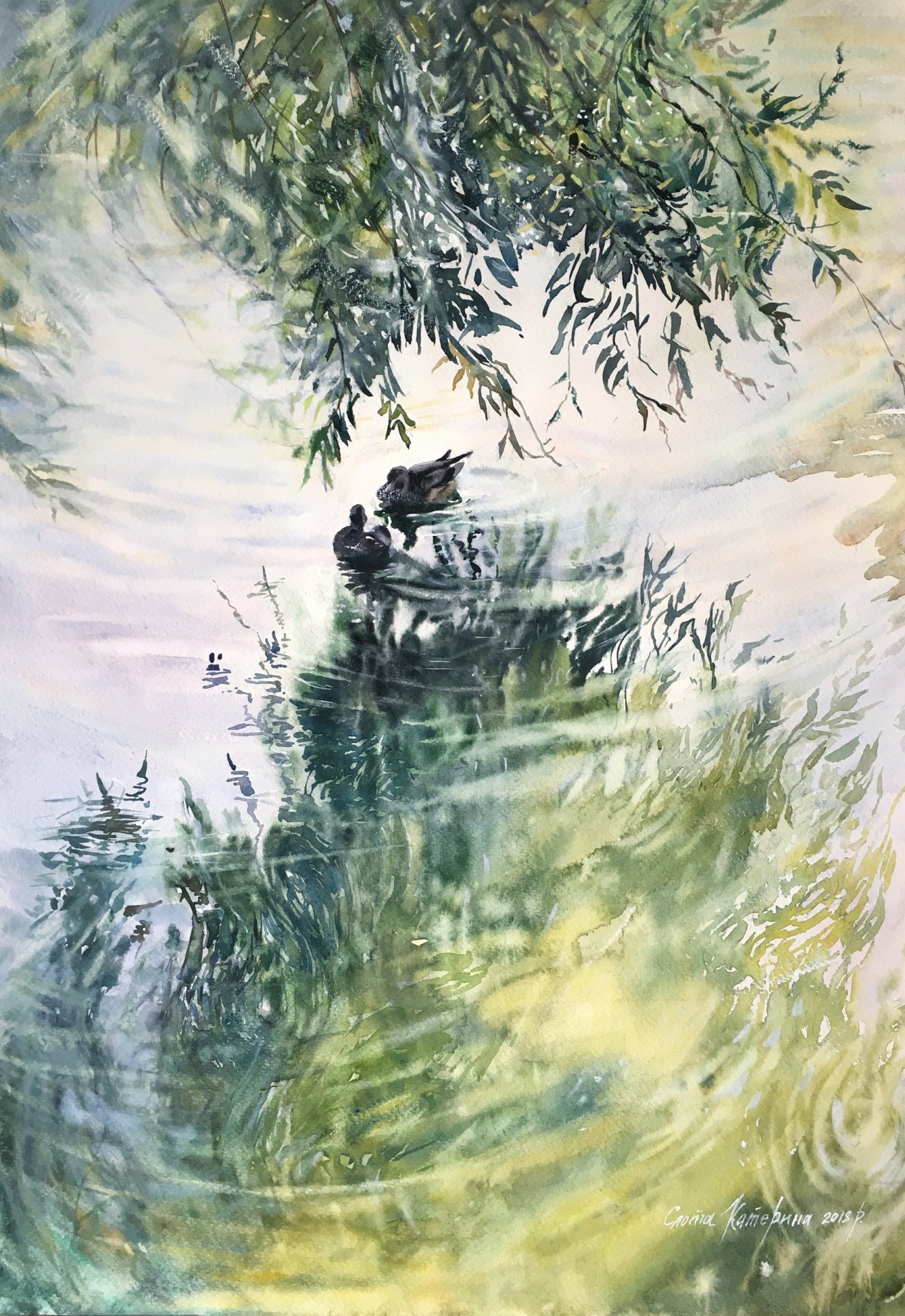 Summer heat Painting by Ekaterina Slota - Jose Art Gallery