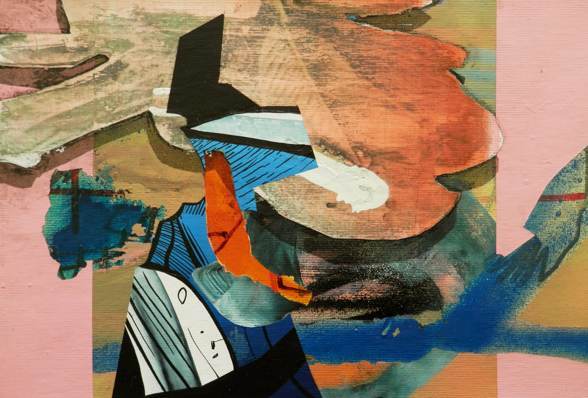 Past and future IX Painting by Miloš Hronec