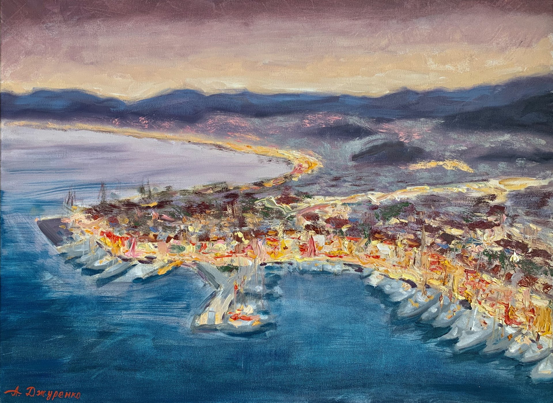 Marmaris Painting by Oleksandra Dzhurenko - Jose Art Gallery