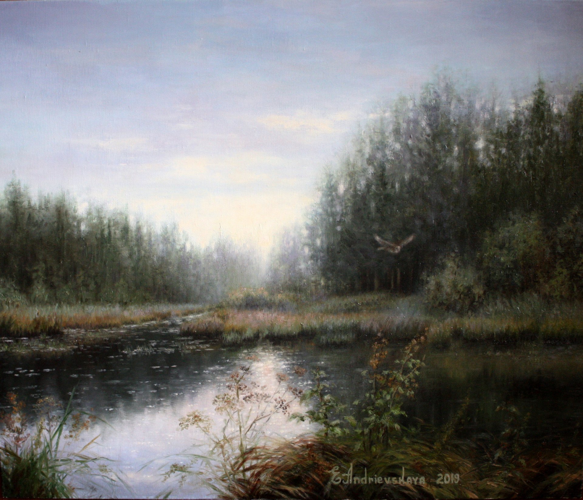 Flight Painting by Elena Andrievskaya - Jose Art Gallery