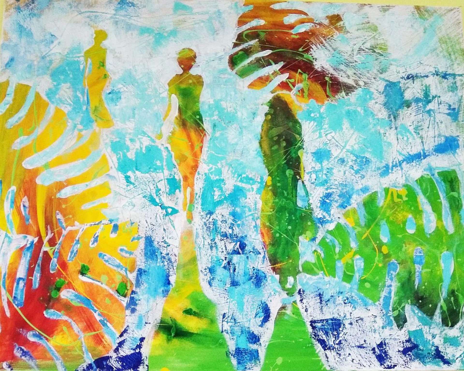 Dance of shadows Painting by Olha Pichkurova