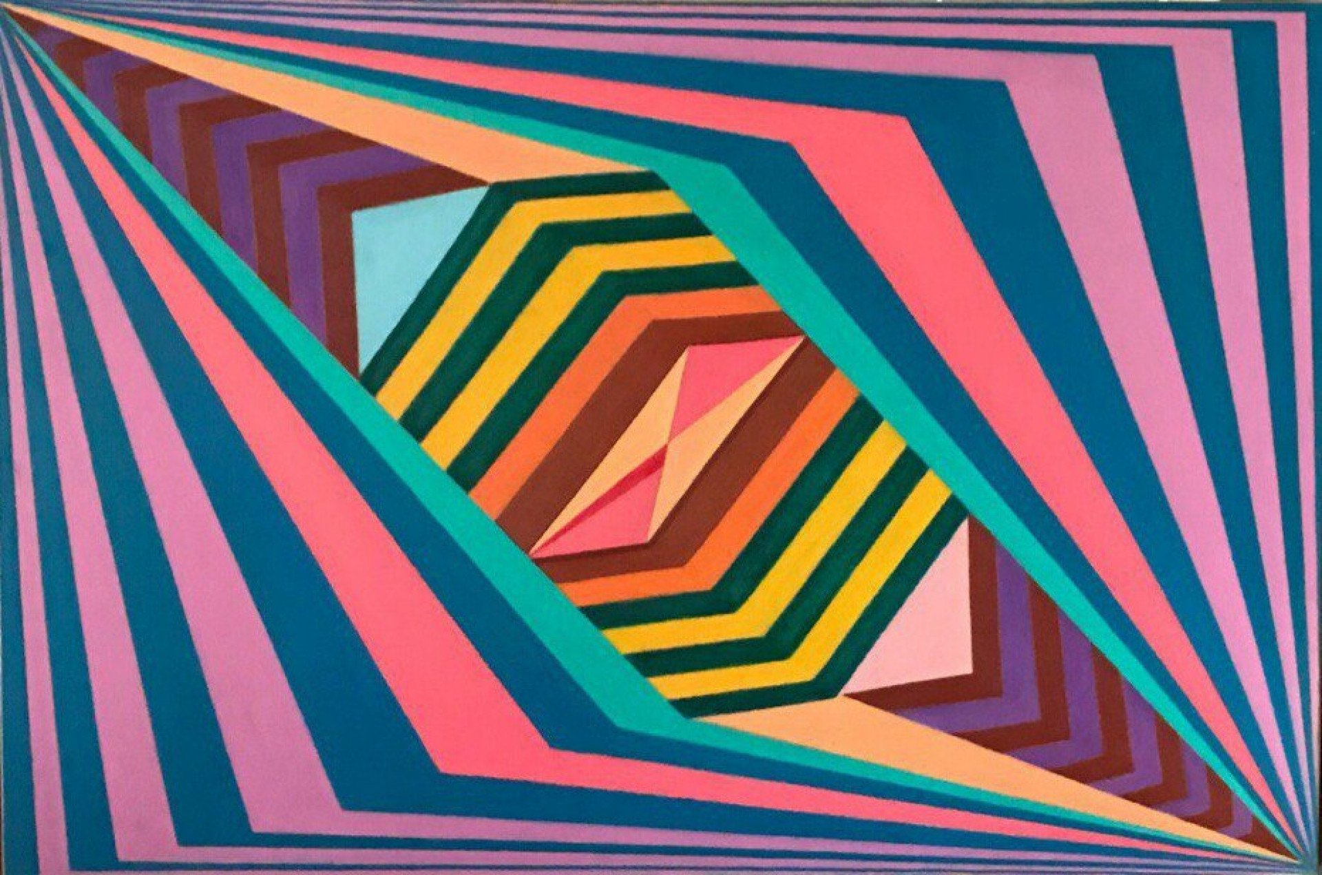 A magnetic field ІІ Painting by Vitaliy Slastyanikov