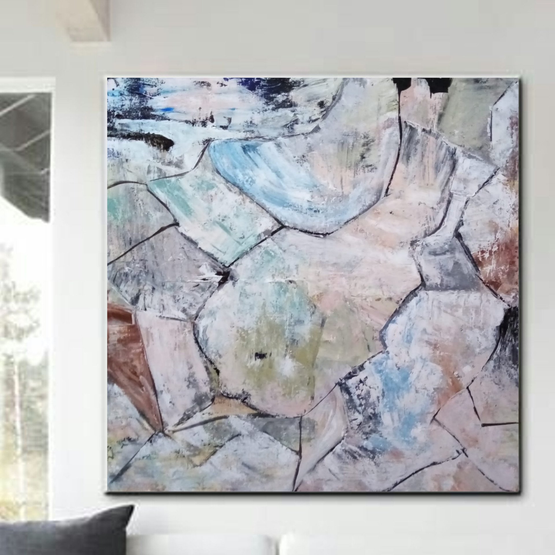 Reaching Painting by Elena Carajova - Jose Art Gallery