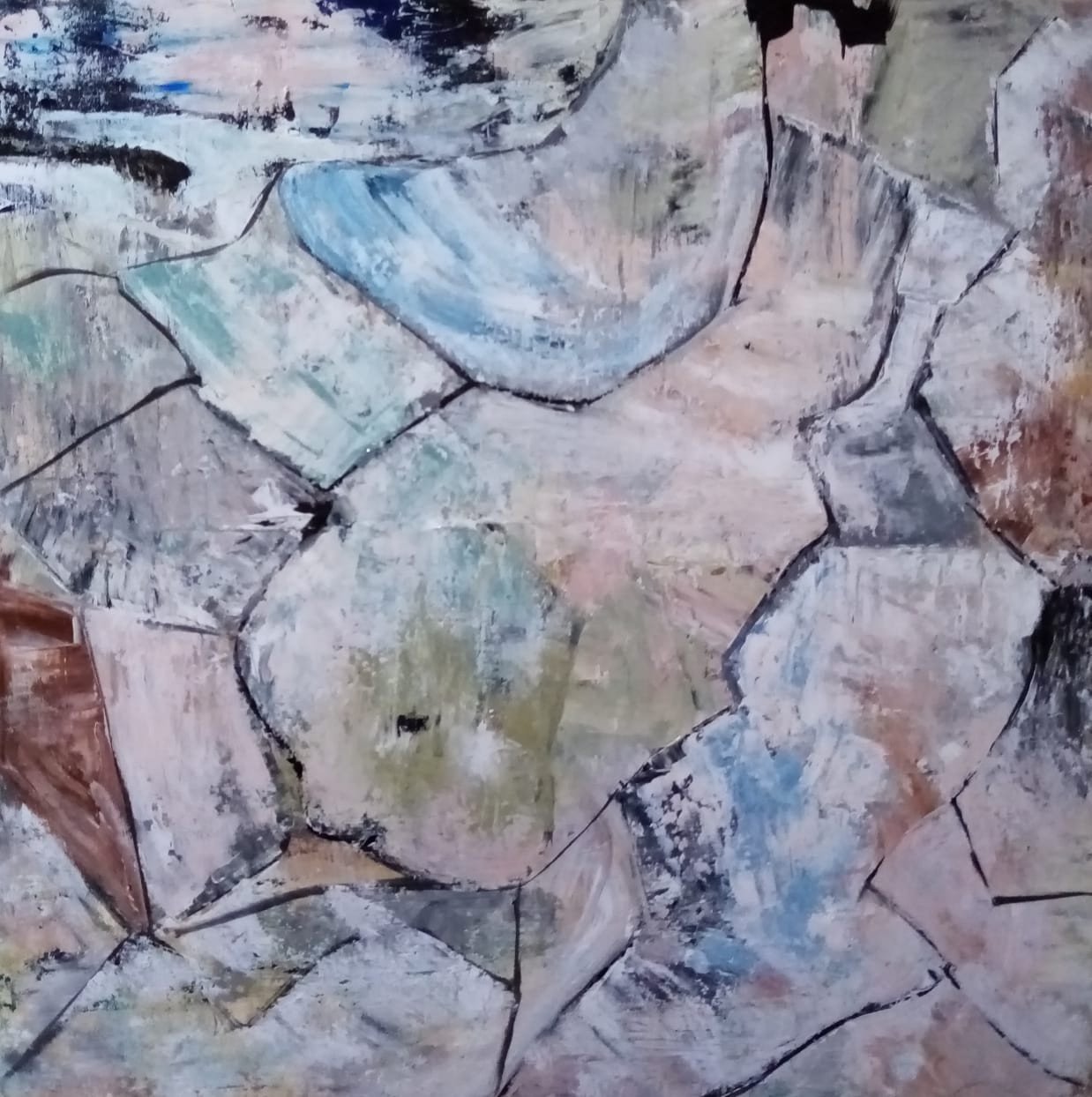 Reaching Painting by Elena Carajova - Jose Art Gallery