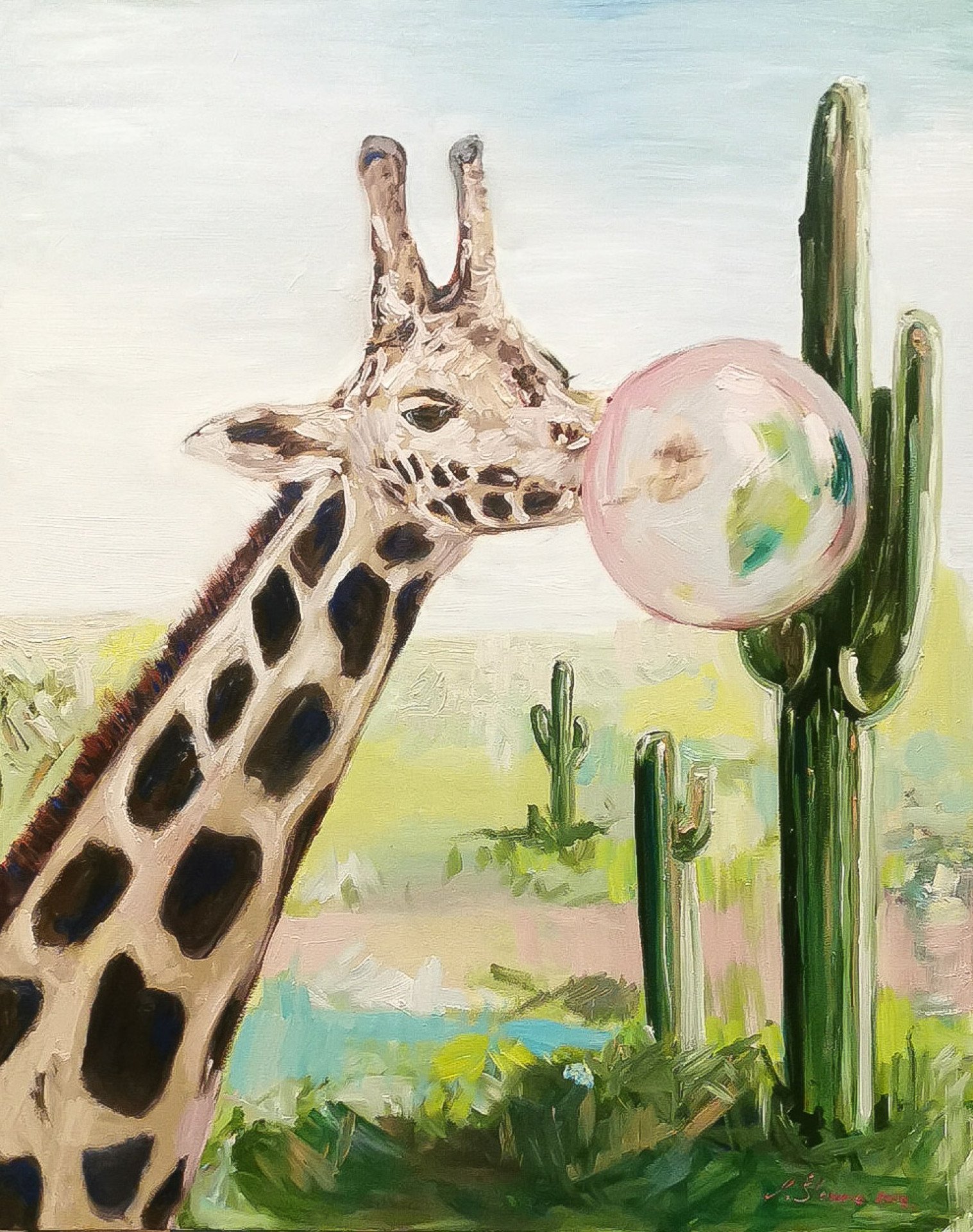 Wild life Painting by Anna Stauere - Jose Art Gallery